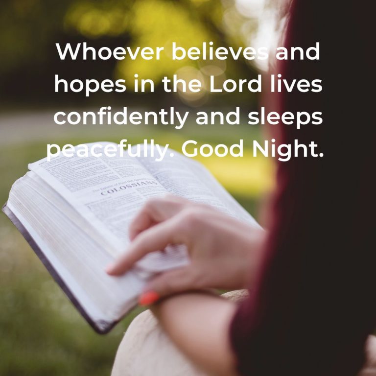 Christian Good Night Messages ️ - Your Bible Online